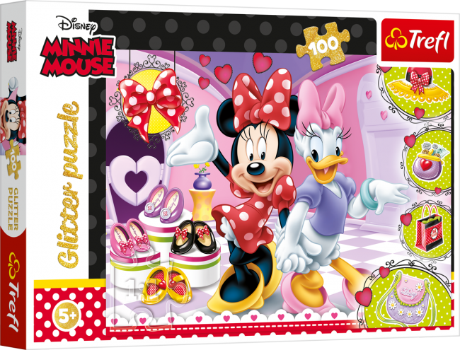 TREFL DISNEY Sädelev Pusle Minni-Hiir, 100 | XS Mänguasjad