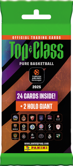 PANINI EuroLeague Basketball kogumiskaartide komplekt Fat Pack Top ...